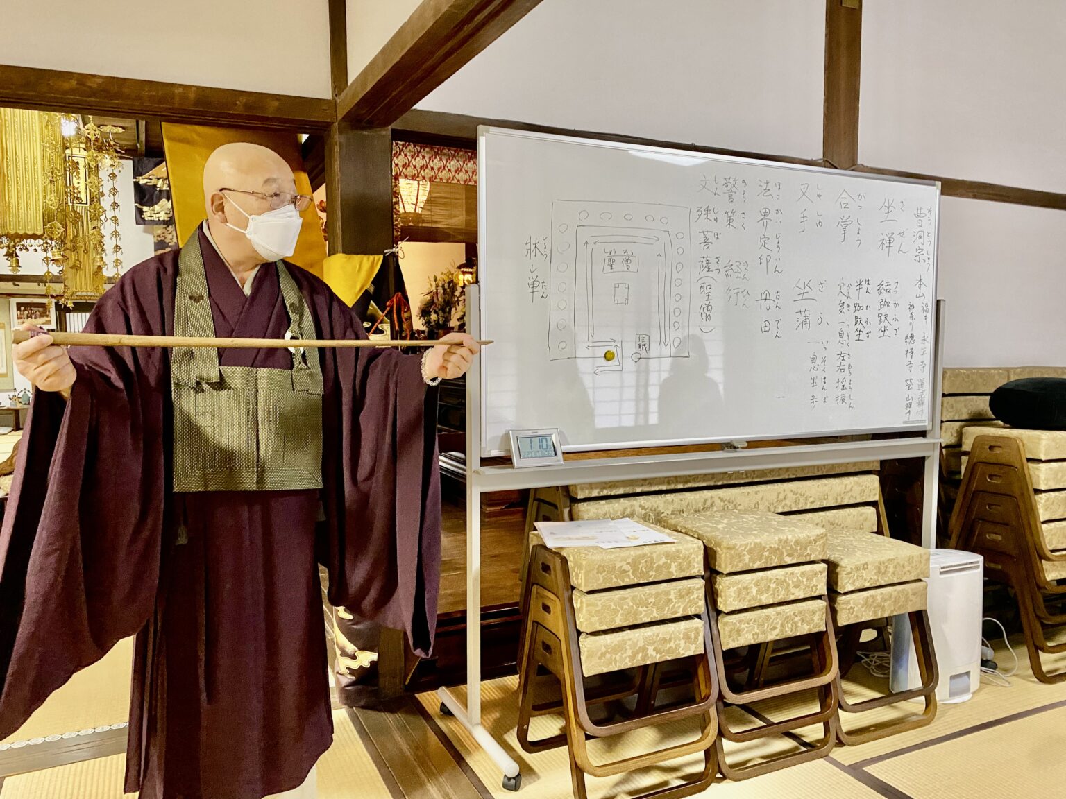 “Chair Zazen” Zen Meditation in Kyoto?! (No More Legs Falling Asleep ...