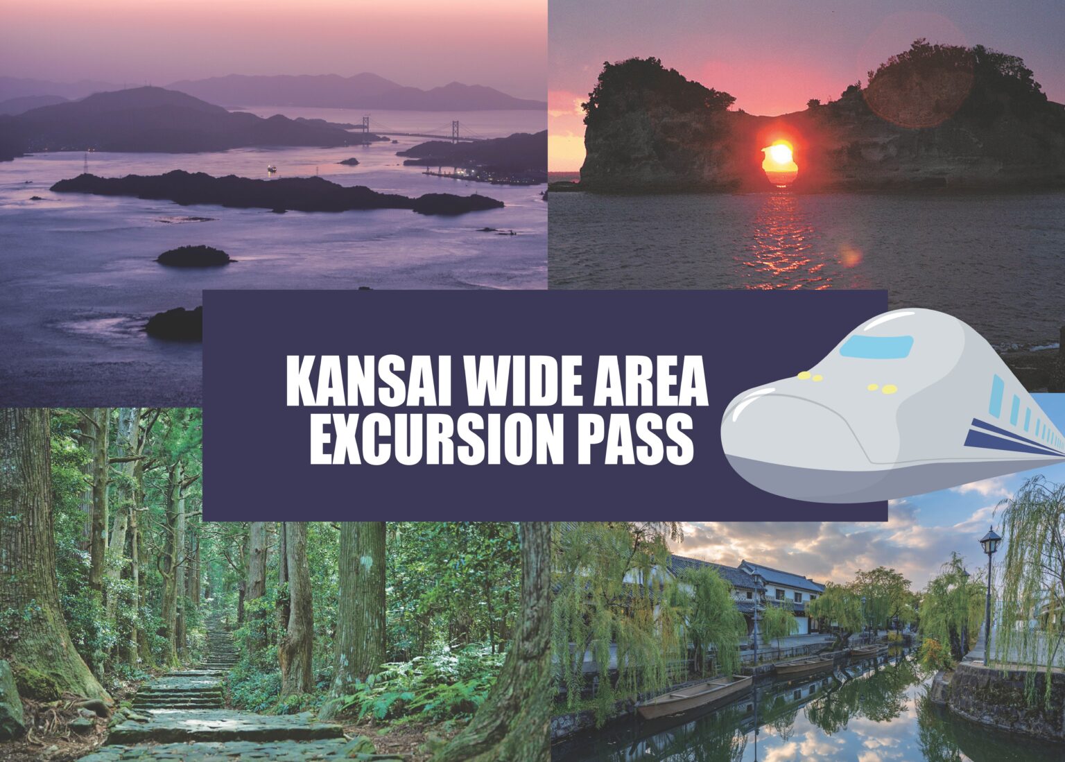 JR-West Kansai WIDE Area Excursion Pass A limited Time Offer Available ...
